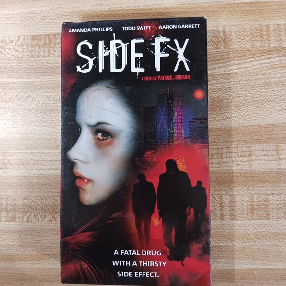 Media | Side Fx 204 Vhs Horror Vampire B Movie Amber Heard 00s Vintage ...